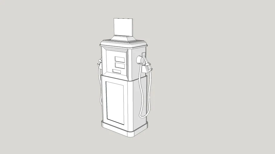 Gas Pump 3d model