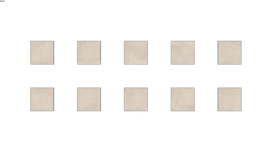 SUPERQUADRA CRU 90X90 NAT RET 02 - PORTOBELLO 3d model