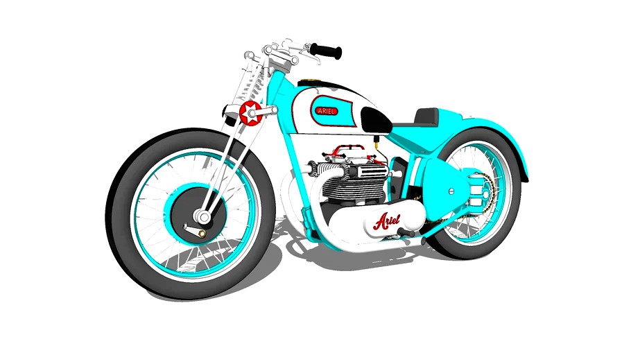 Ariel 'cafe-racer' 3d model