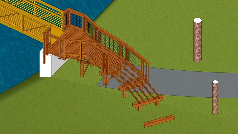 New Otter Bridge Ramp 3d model