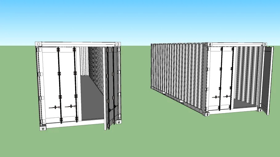 Shipping container 3d model