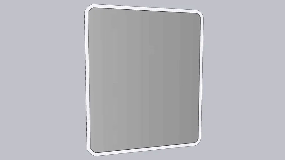 Mirror rounded edges 3d model