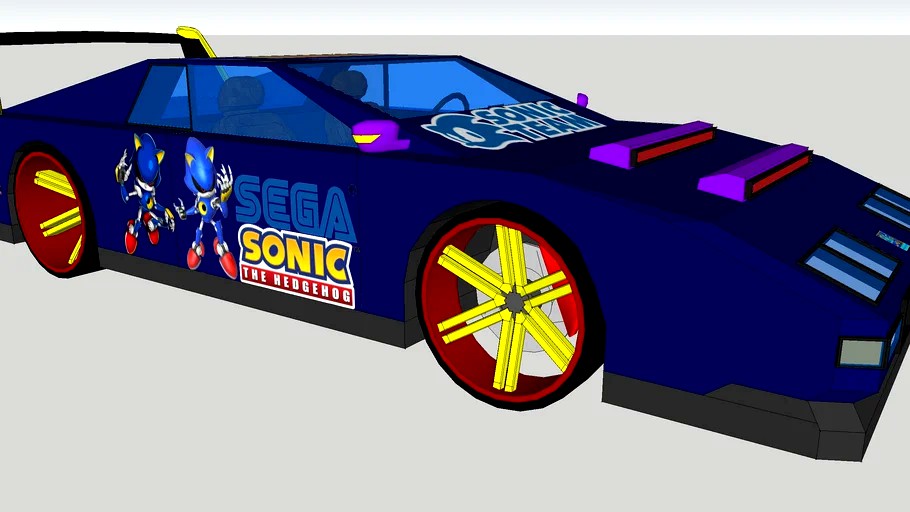 Sonic Team Metal Sonic Car 3d model