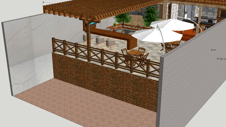 Etapa 01 sem render, prévia reforma 3d model