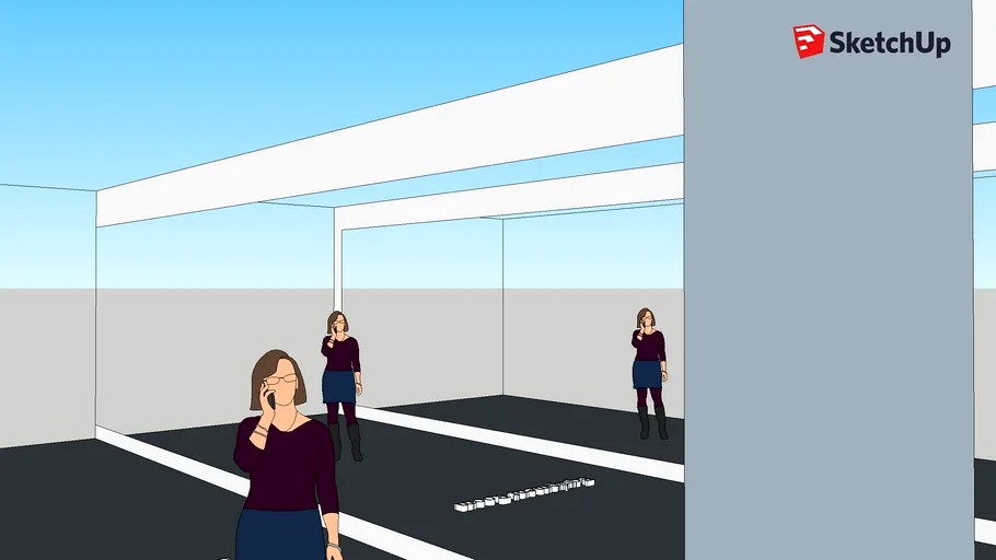 Lab Design - more open plan 3d model