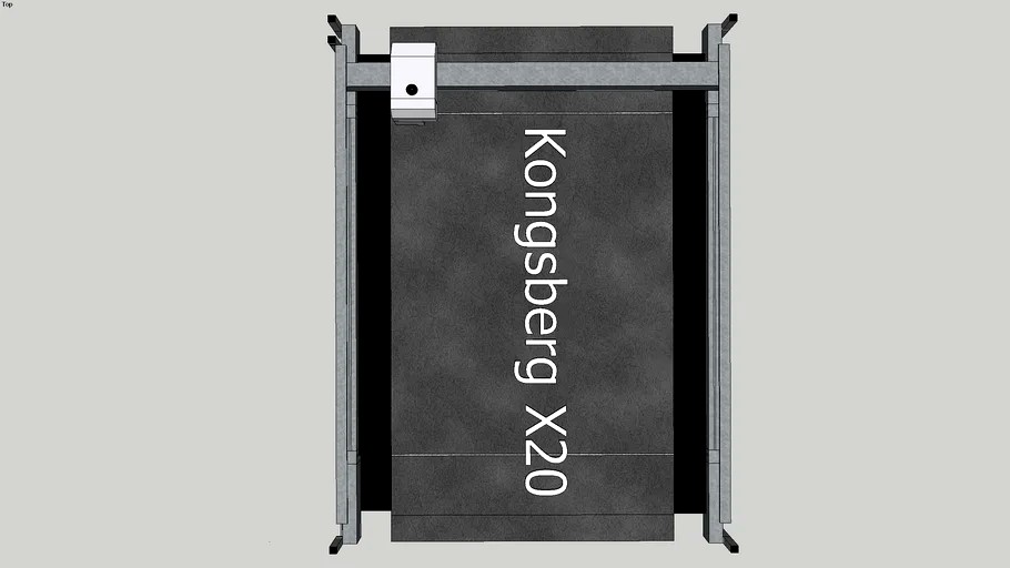 X20 Kongsberg Table 3d model