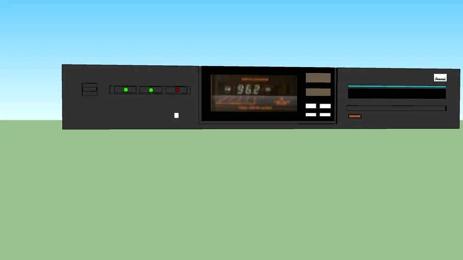 Sansui T-700 3d model