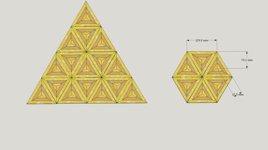 3D Patterns in Triangles model