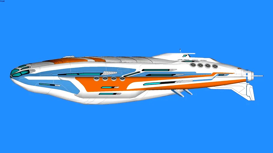 Sous les mers - Arronax 3d model