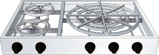 KUNAFA MACHINE - BURNER FOR COOKING KUNAFA 3d model