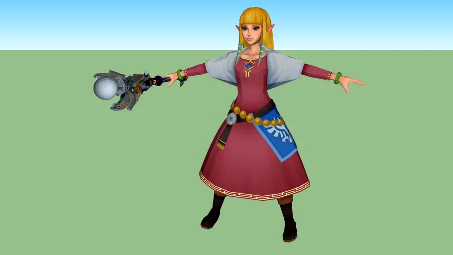 Zelda 3d model