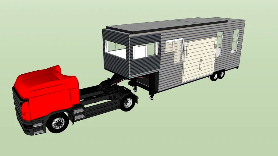 Autonomous Mobile Home Concept 3d model