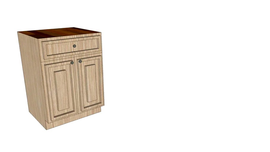 Kitchen Base Cabinet 3d model