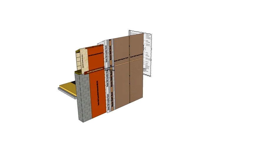 Parapet Detail 3d model
