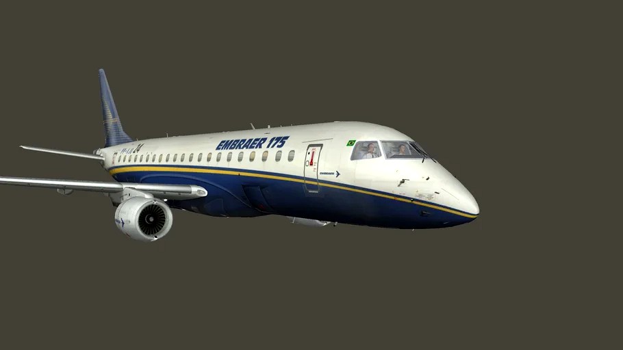 Embraer E175 3d model