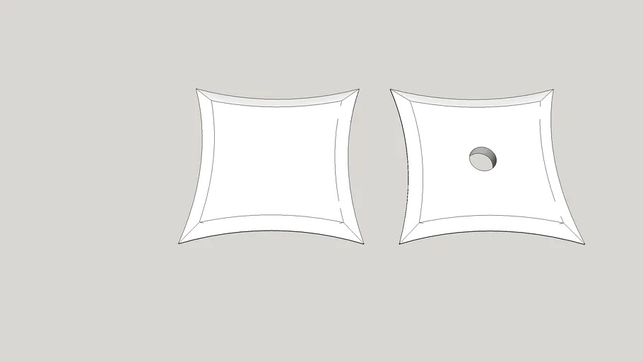 Ninja Moon Throwing Star Shuriken 3d model