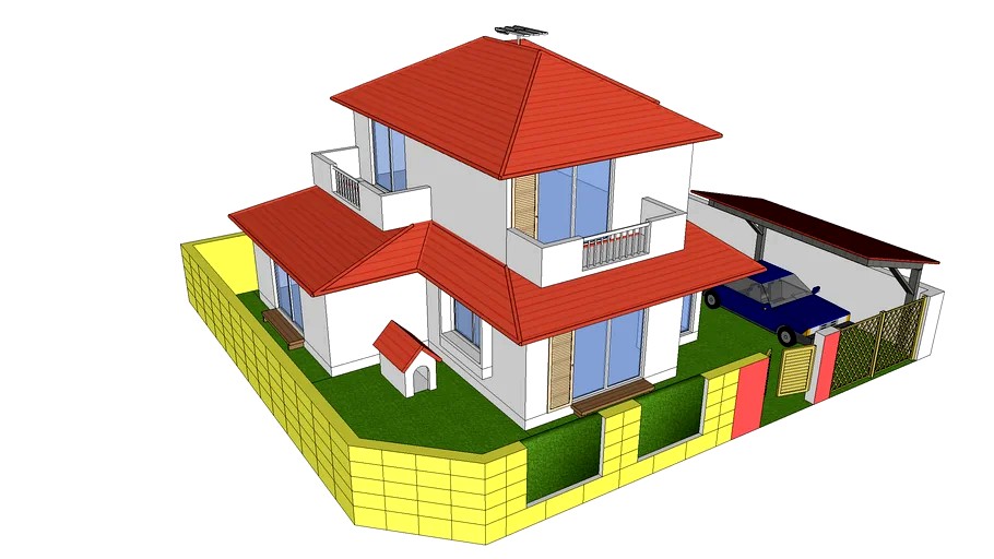 SHINCHAN HOUSE 3d model