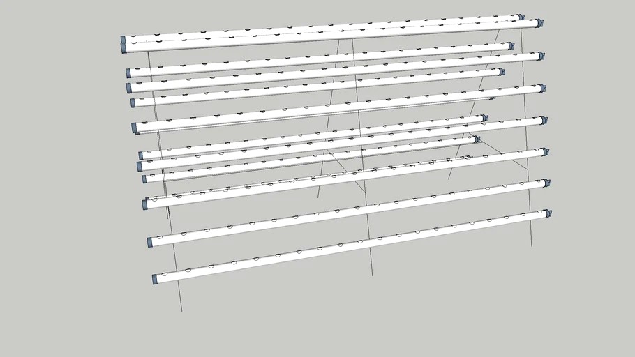 Hidroponik Draft 3d model
