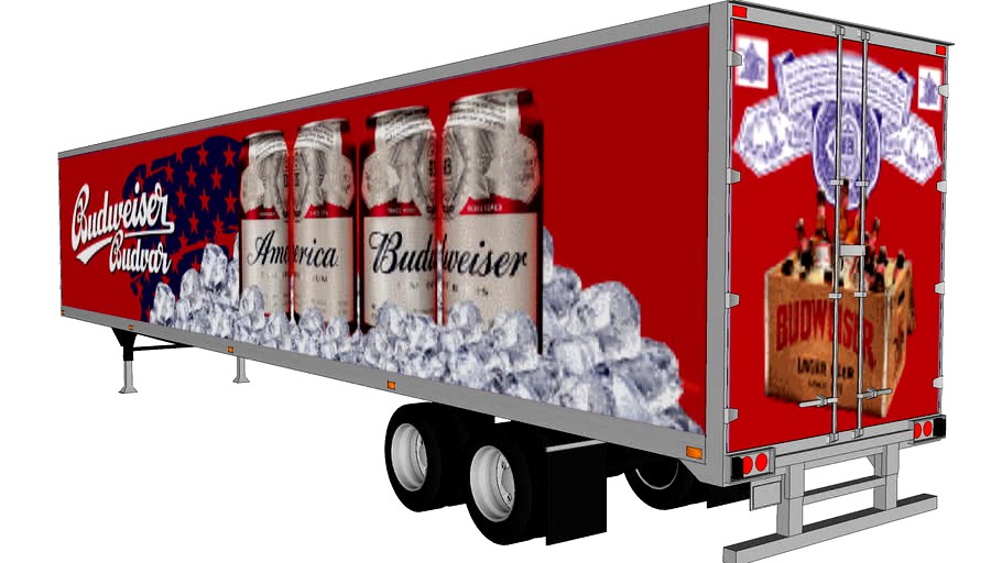BUDWEISER_BUDVAR Trailer 3d model