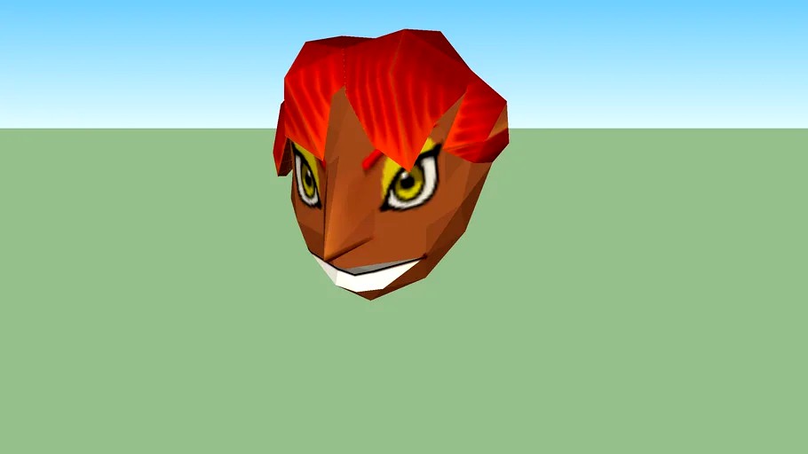 Gerudo Maske 3d model