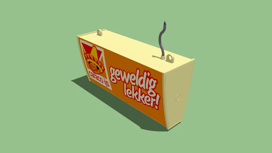 Lichtbak Caraco IJs 3d model