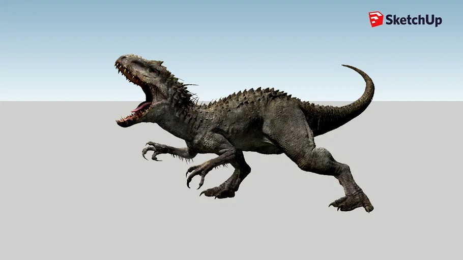 indominus rex 3d model