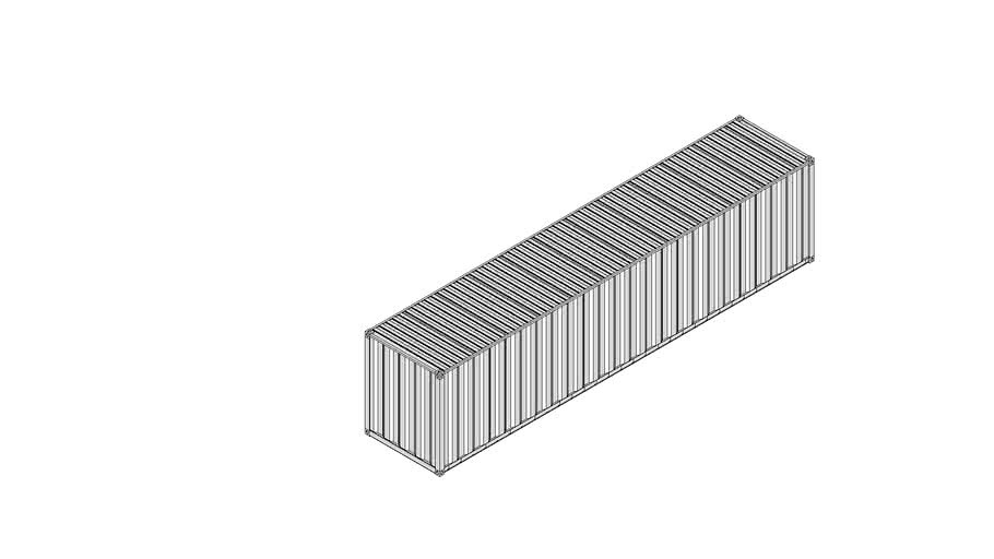 40ft High Cube Container 3d model