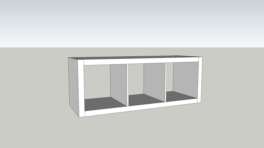 Ikea Kallax 3x1
