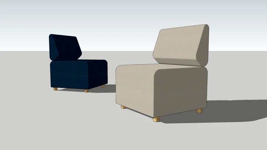 Seating elements - Team BSM single seater, fauteuil, chair 3d model