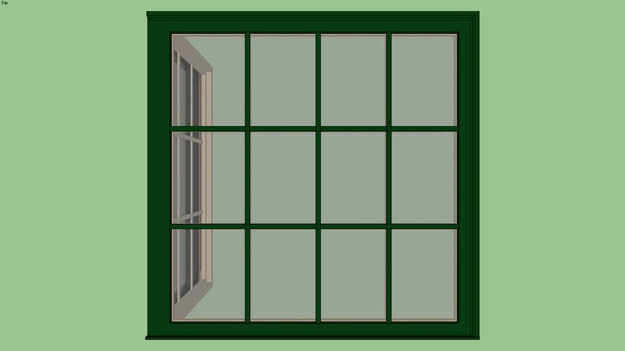 Marvin Ultimate Direct Glaze Narrow Frame Corner Window 3d model