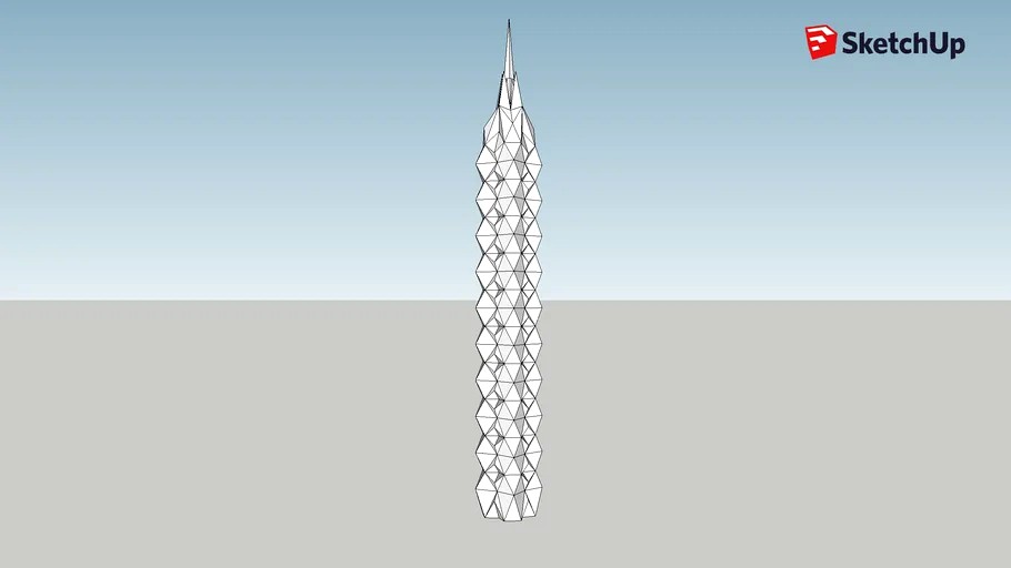 Spike Tower 3d model