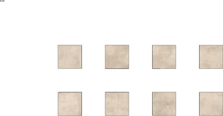 SUPERQUADRA CRU 60X60 NAT RET - PORTOBELLO 3d model