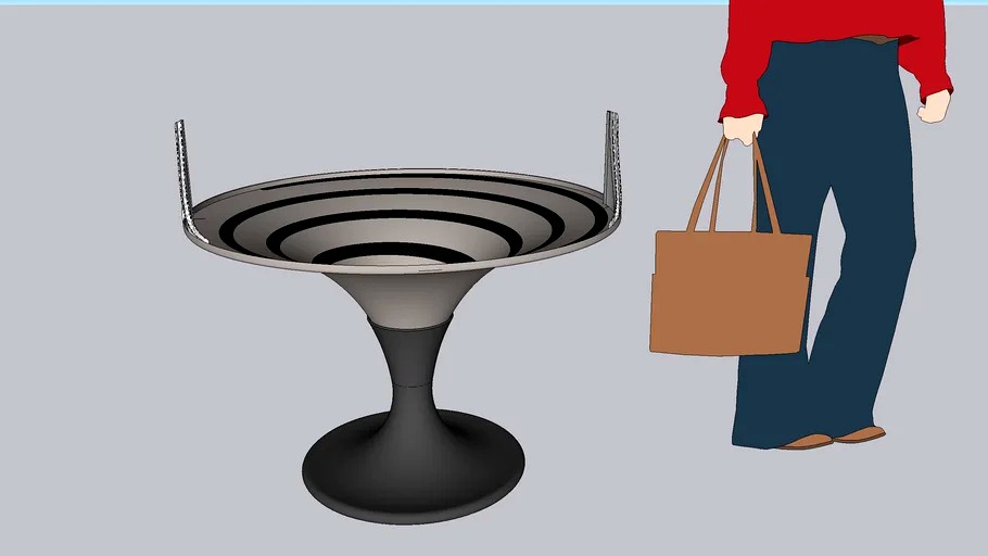 coin funnel 3d model
