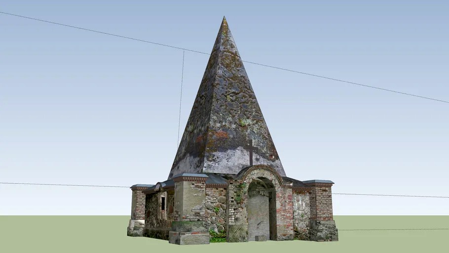 Pyramid in Rapa 3d model