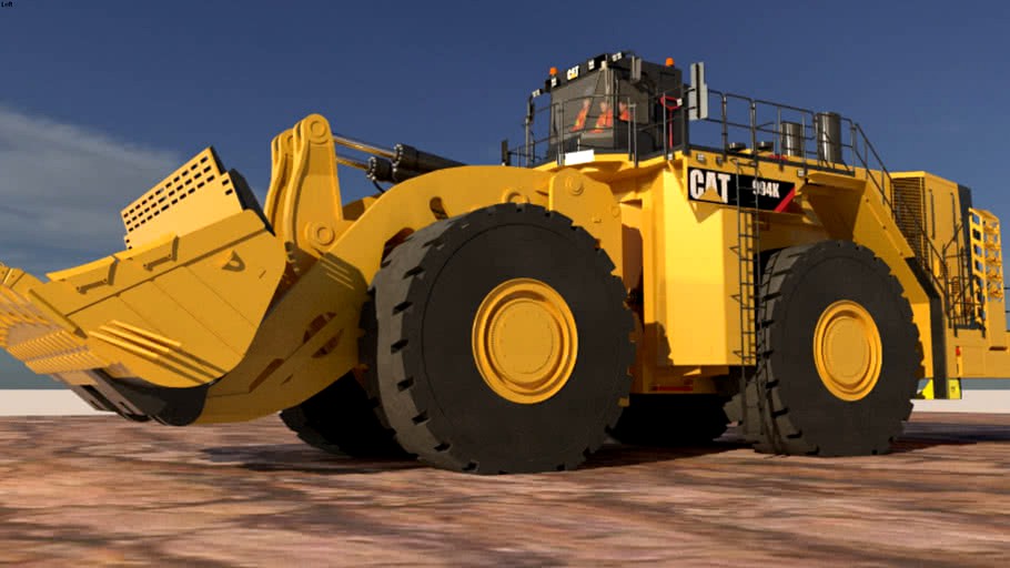 caterpillar 994k Wheel Loaders 3d model