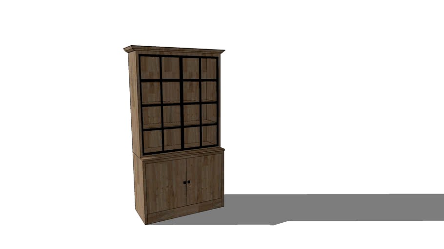 JD Vitrinekast Elburg 3d model