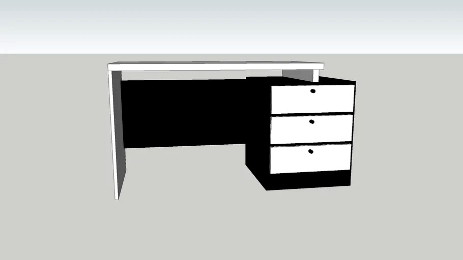 ordinary office table kayus 3d model