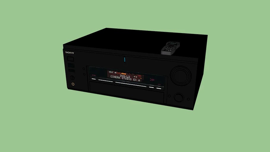 Sony STR-DA5ES A/V stereo receiver 3d model