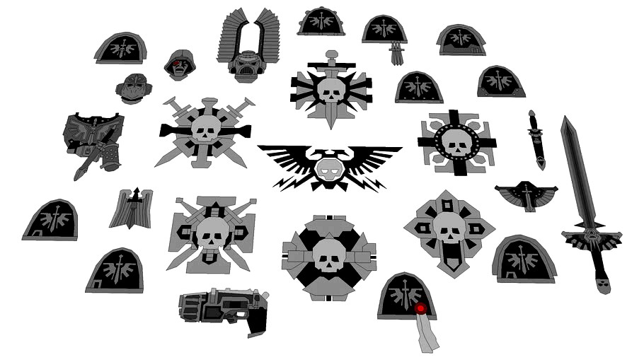 WH40K iconography 3d model