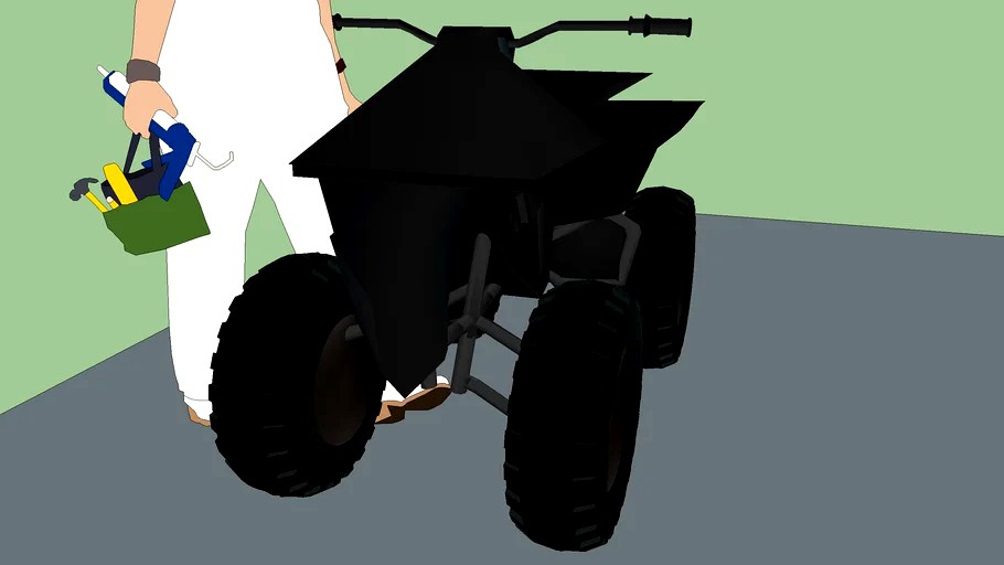 Tesla Cyberquad 3d model