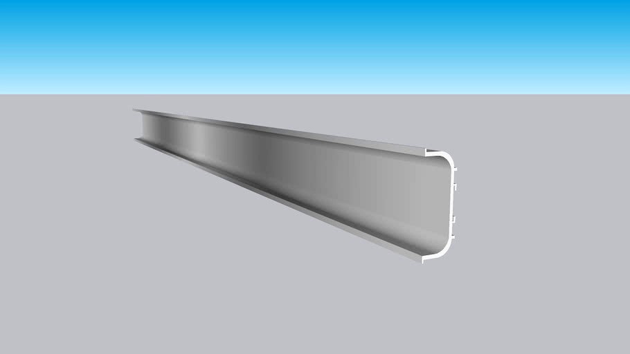 Handle-free profile 1m 3d model