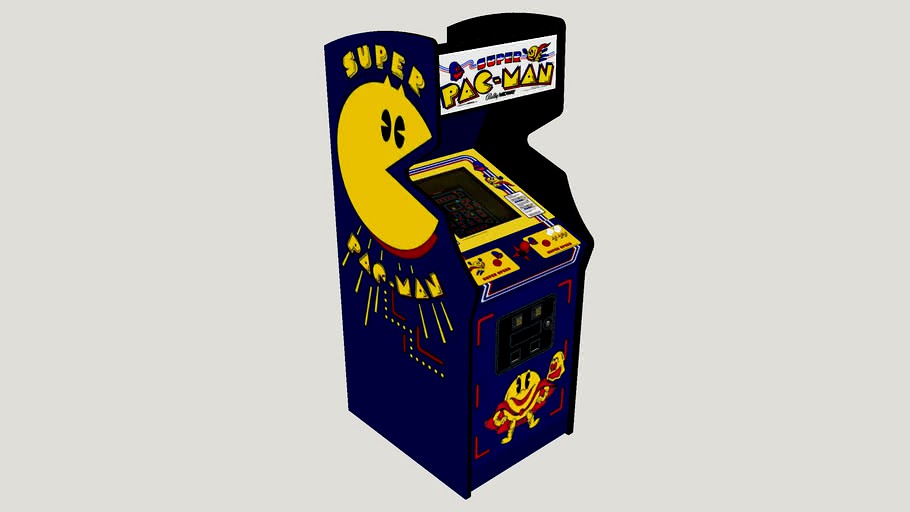 Super Pac-Man Arcade 3d model