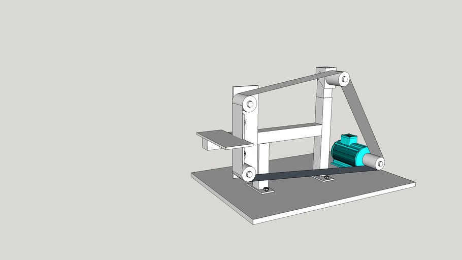 belt sander 3d model