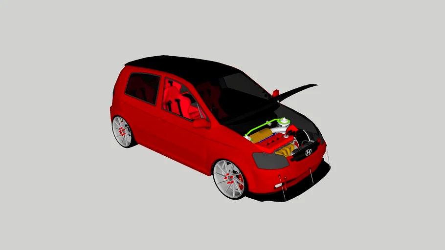 Hyundai Getz Tuning by MFTuning (MasterGarage) 3d model