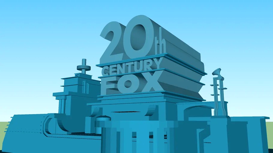 20th Century Fox 1994 Logo Remake 93 3d Model