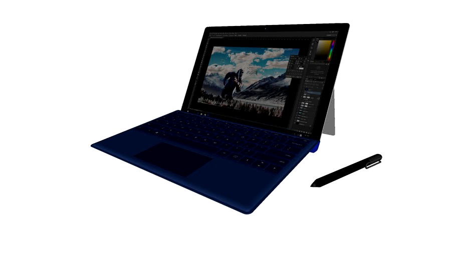 Microsoft Surface Pro 3d model