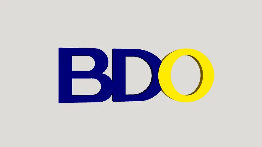 BDO LOGO 3d model