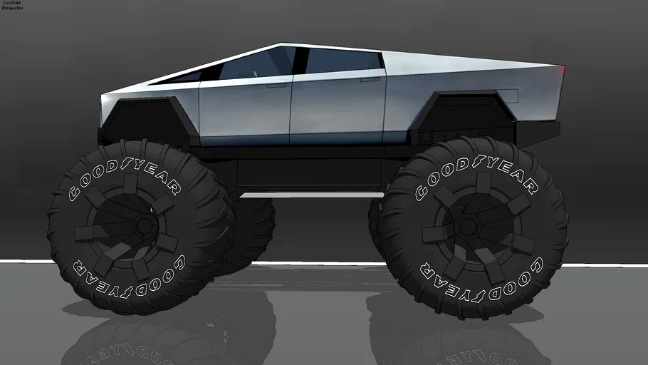 TESLA MONSTER CYBERTRUCK 3d model
