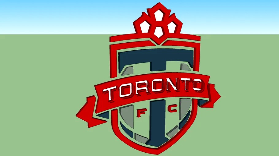 Toronto football club logo 3D model