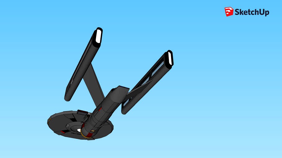 enterprise refit 3d model